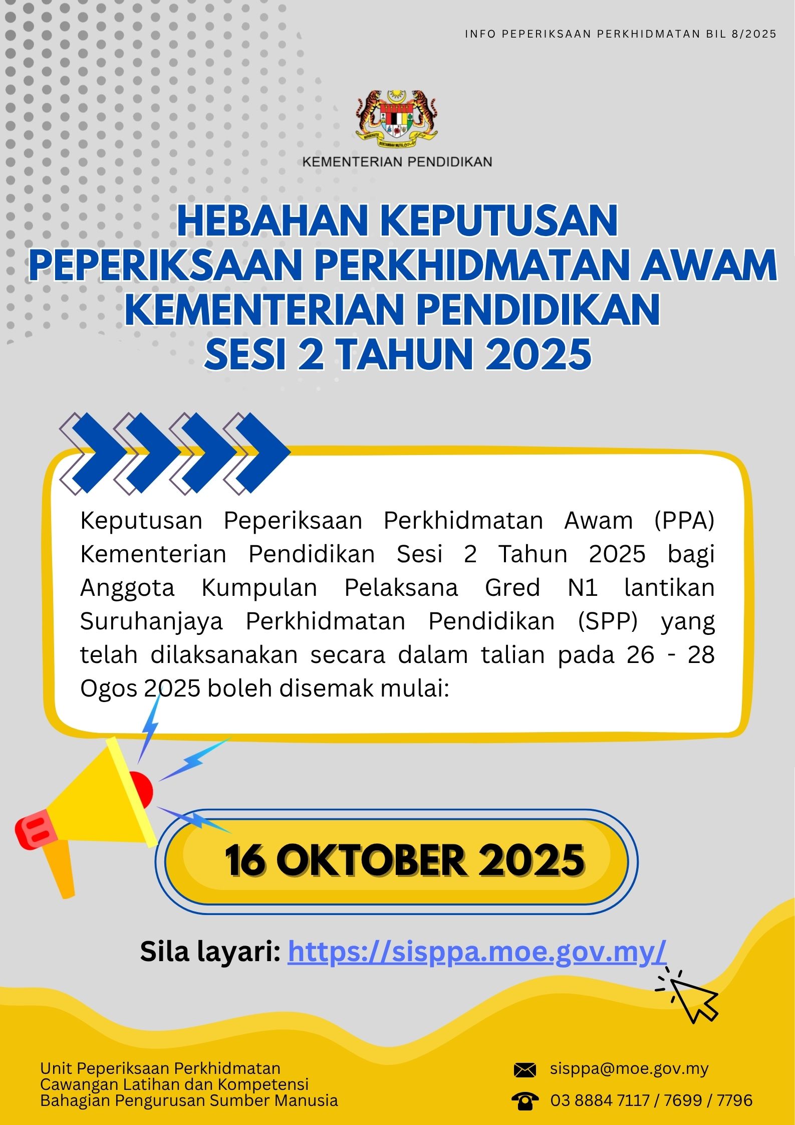KPM | Pengumuman